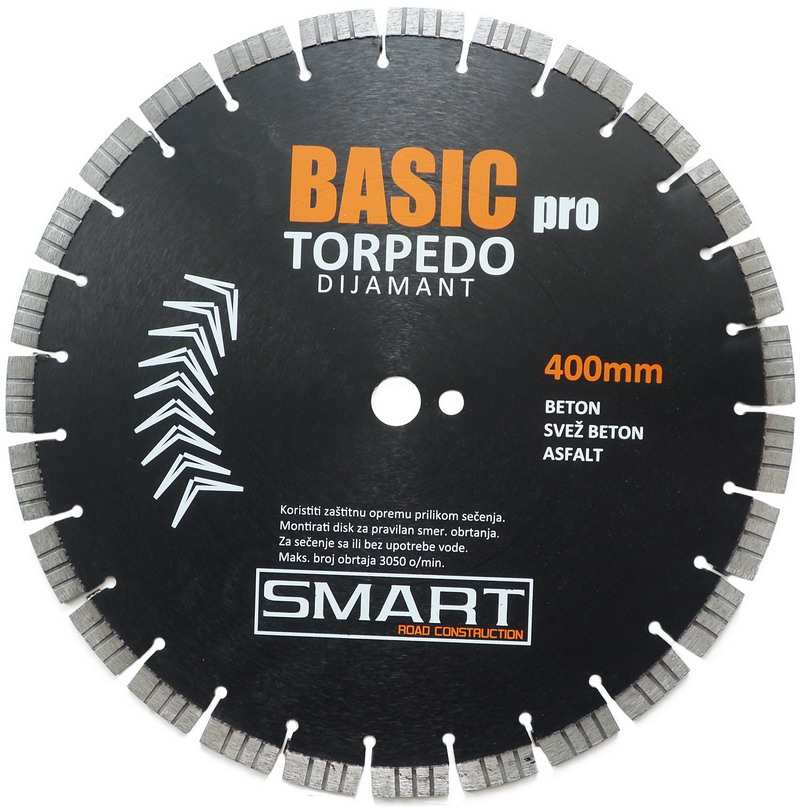 Torpedo ET400EKOT Dijamantski disk Basic Combo Pro 400mm beton/asfalt