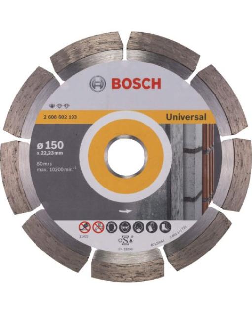 Bosch dijamantska rezna ploča Standard for Universal 150 x 22,23 x 2 x 10 mm pakovanje od 1 komada - 2608602193