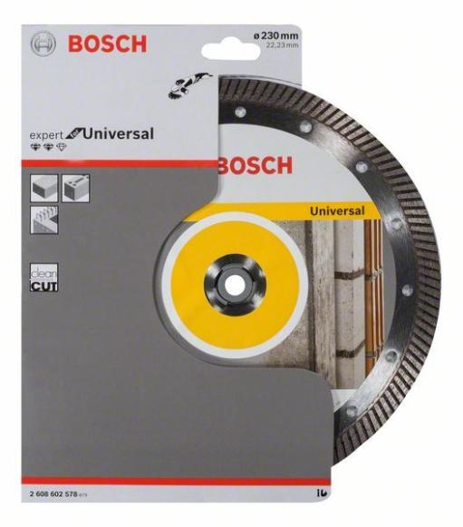 Dijamantska rezna ploča Expert for Universal Turbo Bosch 2608602578, 230 x 22,23 x 2,8 x 12 mm