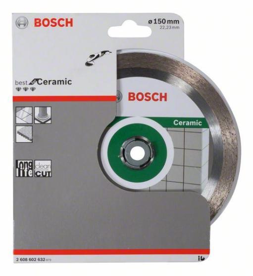 Dijamantska rezna ploča Best for Ceramic Bosch 2608602632, 150 x 22,23 x 1,9 x 10 mm