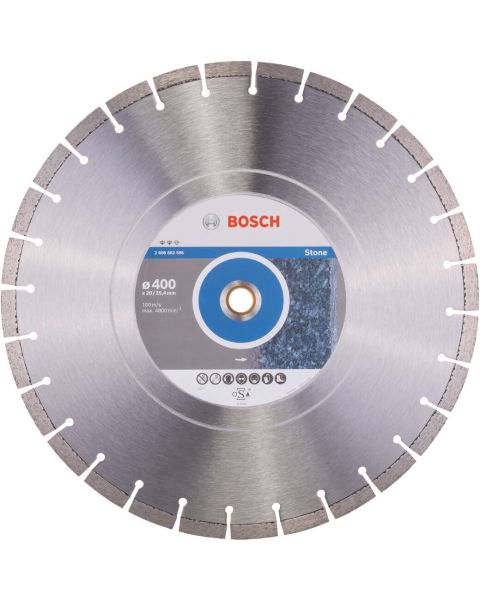 Bosch dijamantska rezna ploča Expert for Stone 400 x 20,00+25,40 x 3,2 x 12 mm - 2608602595
