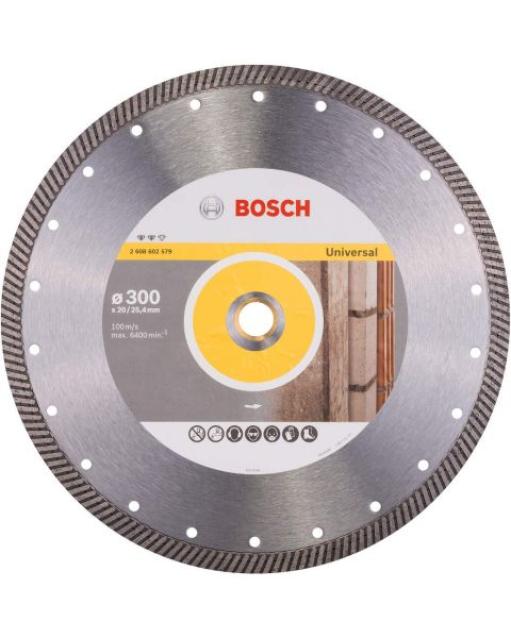 Bosch dijamantska rezna ploča Expert for Universal Turbo 300 x 20/25,40 x 2,2 x 12 mm - 2608602579