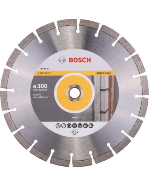 Bosch dijamantska rezna ploča Expert for Universal 300 x 20/25,40 x 2,8 x 12 mm - 2608602570