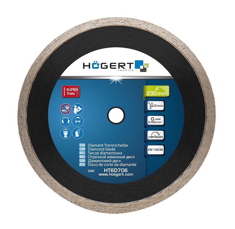 Hogert HT6D706 rezni dijamantni disk 230 mm