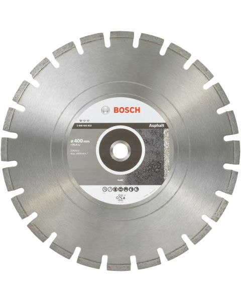 Bosch dijamantska rezna ploča Standard for Asphalt 400 x 25,40 x 3,6 x 10 mm - 2608603832