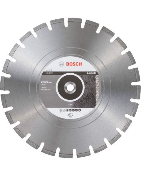 Bosch dijamantska rezna ploča Standard for Asphalt 400 x 20,00 x 3,6 x 10 mm - 2608603789