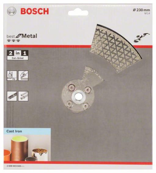 Bosch Dijamantska rezna ploča Best for Metal 230 x 22,23 x 2,8 x 4,2 mm