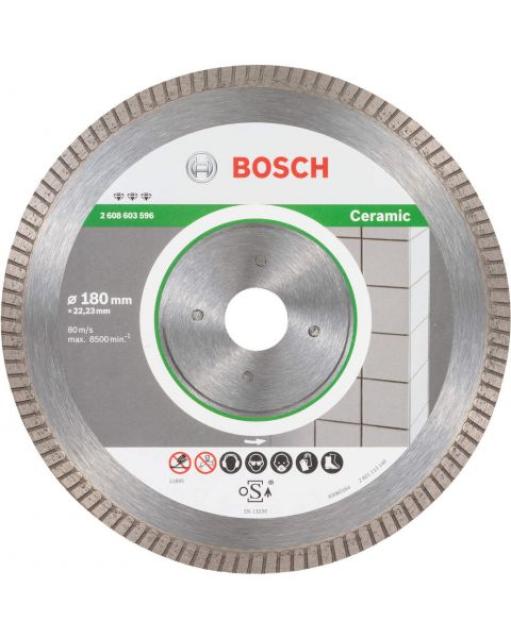 Bosch dijamantska rezna ploča Best for Ceramic Extra-Clean Turbo 180 x 22,23 x 1,6 x 7 mm - 2608603596