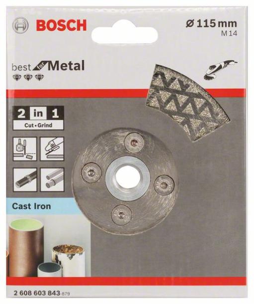 Bosch Dijamantska rezna ploča Best for Metal 115 x 22,23 x 2,2 x 4 mm