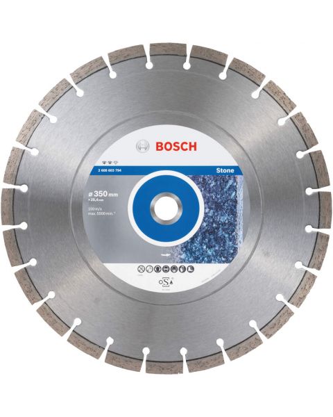 Bosch dijamantska rezna ploča Expert for Stone 350 x 25,40 x 3,2 x 12 mm - 2608603794