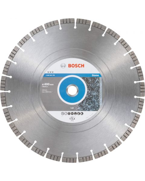 Bosch dijamantska rezna ploča Best for Stone 400 x 25,40 x 3,2 x 12 mm - 2608603792