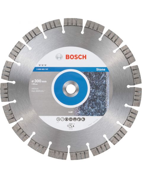Bosch dijamantska rezna ploča Best for Stone 300 x 20,00 x 2,8 x 15 mm - 2608603747