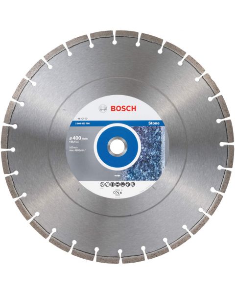 Bosch dijamantska rezna ploča Standard for Stone 400 x 25,40 x 3,2 x 10 mm - 2608603798
