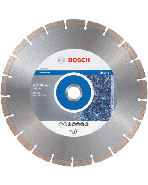 Bosch dijamantska rezna ploča Standard for Stone 300 x 25,40 x 3,1 x 10 mm - 2608603796