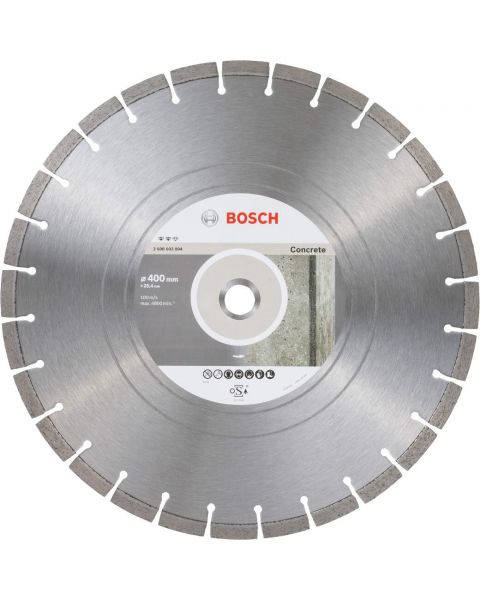 Bosch dijamantska rezna ploča za beton Expert for Concrete 400 x 25,40 x 3,2 x 12 mm - 2608603804