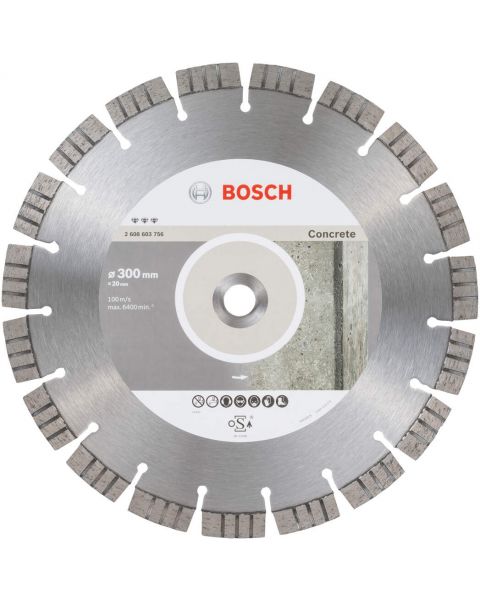 Bosch dijamantska rezna ploča za beton Best for Concrete 300 x 20,00 x 2,8 x 15 mm - 2608603756