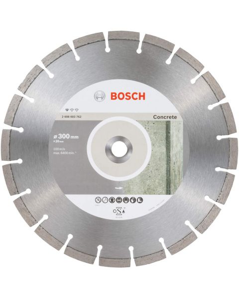 Bosch dijamantska rezna ploča za beton Standard for Concrete 300 x 20,00 x 2,8 x 10 mm - 2608603762