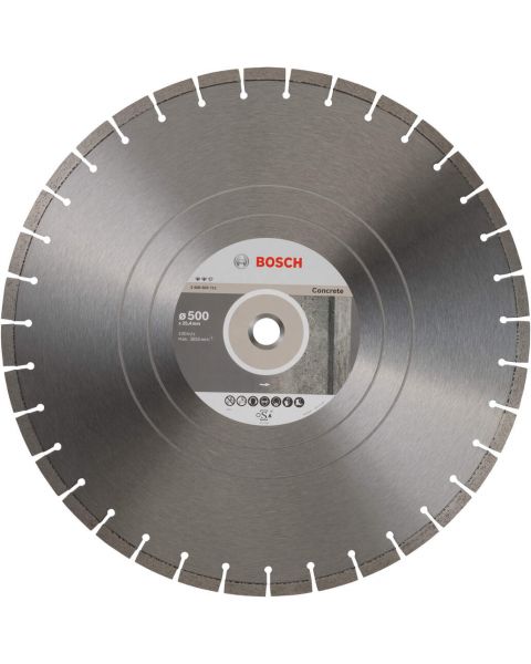 Bosch dijamantska rezna ploča za beton Expert for Concrete 500 x 25,40 x 3,6 x 10 mm - 2608602711