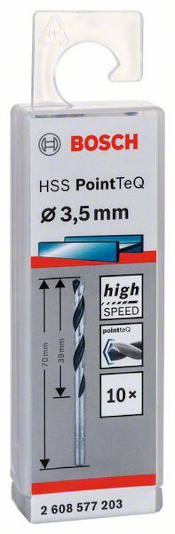 HSS spiralna burgija PointTeQ 3,5 mm Bosch 2608577203