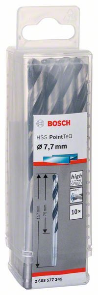 HSS spiralna burgija PointTeQ 7,7 mm Bosch 2608577245