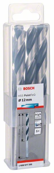 HSS spiralna burgija PointTeQ 12,0 mm Bosch 2608577288