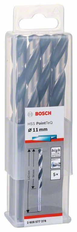 HSS spiralna burgija PointTeQ 11,0 mm Bosch 2608577278
