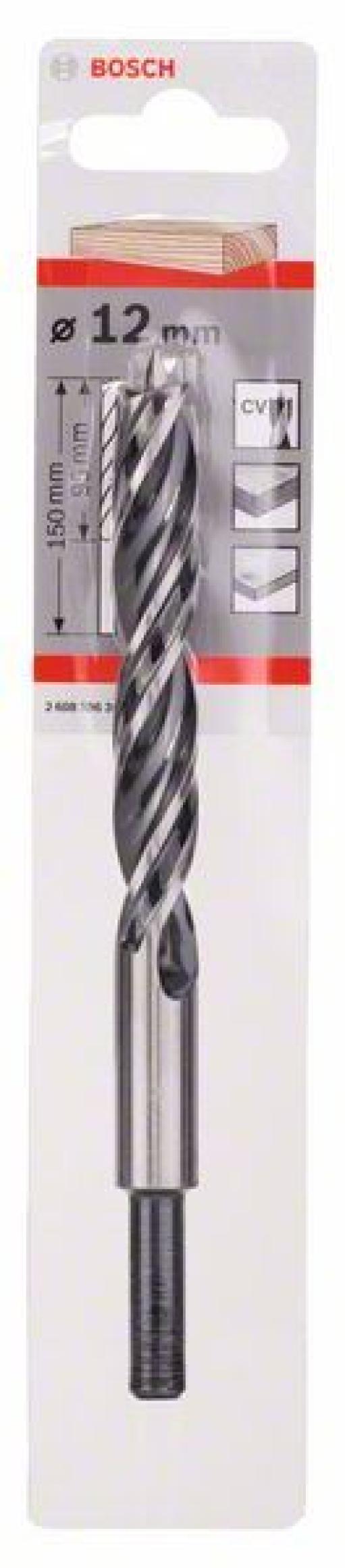 Spiralna burgija za drvo standard Bosch 2608596309, 12 x 96 x 151 mm, d 10 mm
