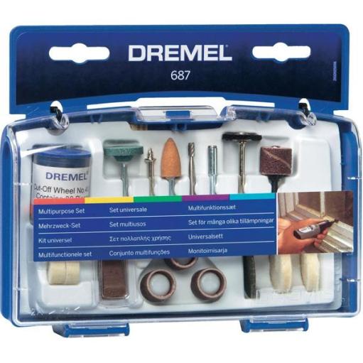 Višenamenski set pribora (52 dela) Dremel 687, 26150687JA