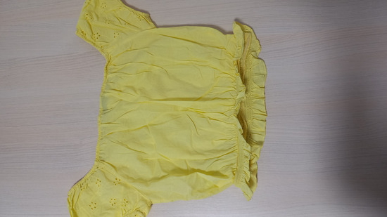 crop top majica žuti