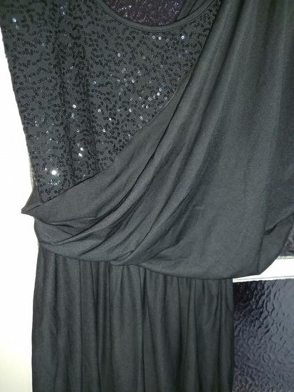 Crna kratka svečana haljina