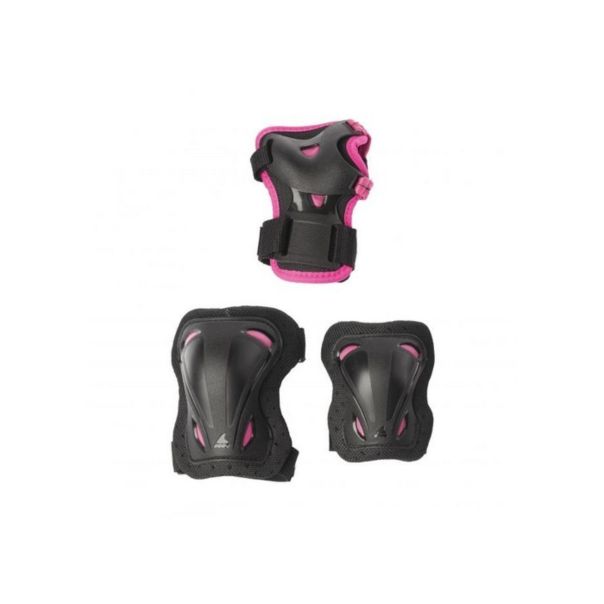 ROLLERBLADE Štitnici skate gear deciji 3/1 black-pink velicina xxxs