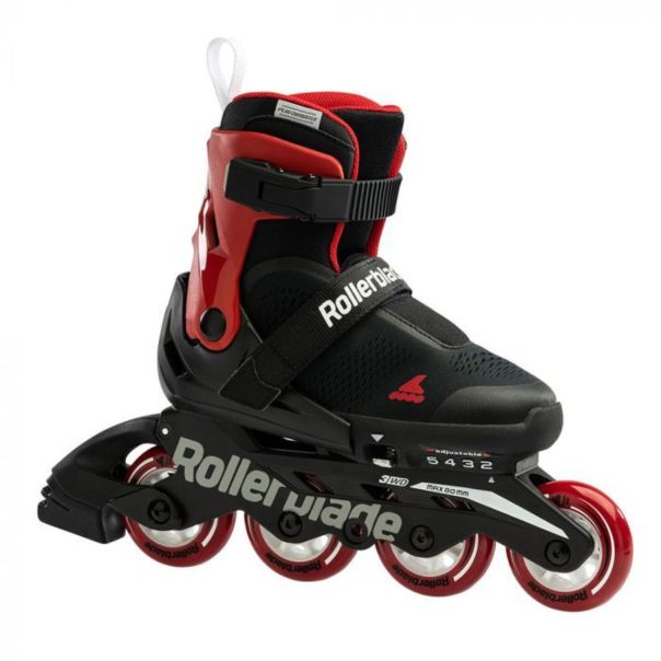 ROLLERBLADE Roleri deciji microblade free black-red velicina 36.5-40.5