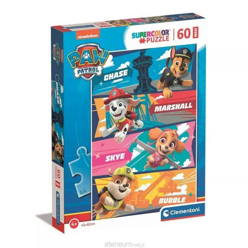 CLEMENTONI PUZZLE 60 MAXI PAW PATROL (26592)