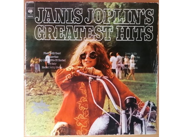 LP JANIS JOPLIN - Greatest Hits (1973) srebrna, VG-