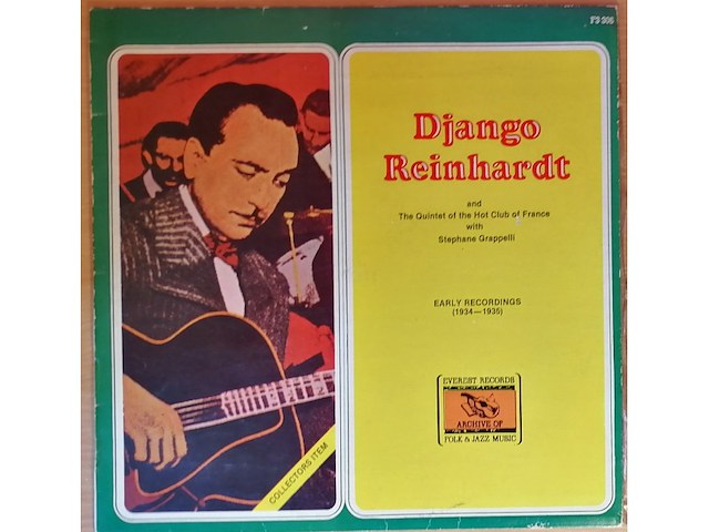 jazz LP: DJANGO REINHARDT - 1934-1935 (1983) PERFEKTNA