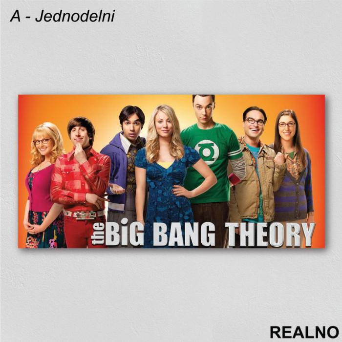 PICTURE - THE BIG BANG THEORY - SLIKA NA PLATNU - KANVAS