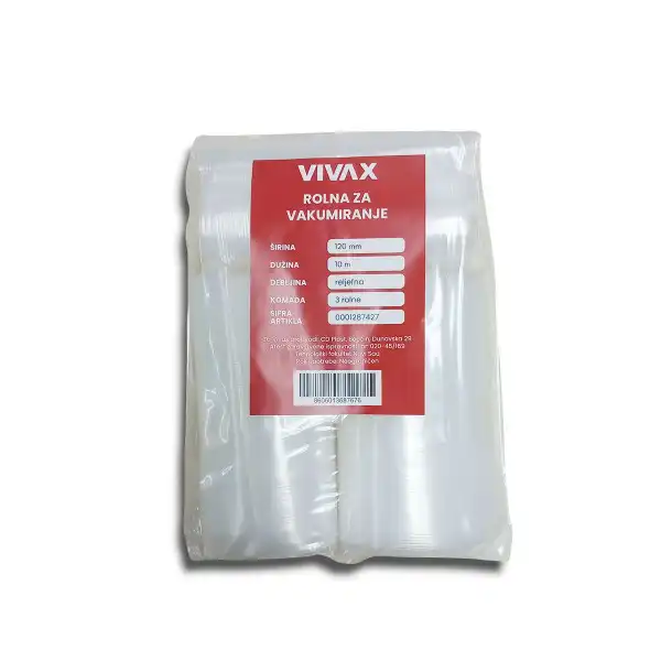 Vivax rolna za vakumiranje 120mm x 10m 3 rolne