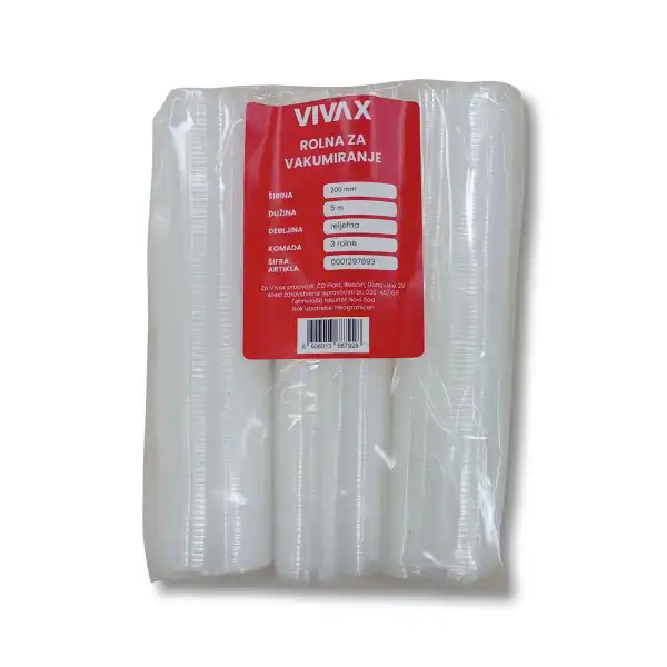 Vivax rolna za vakumiranje 200mm x 5m 3 rolne