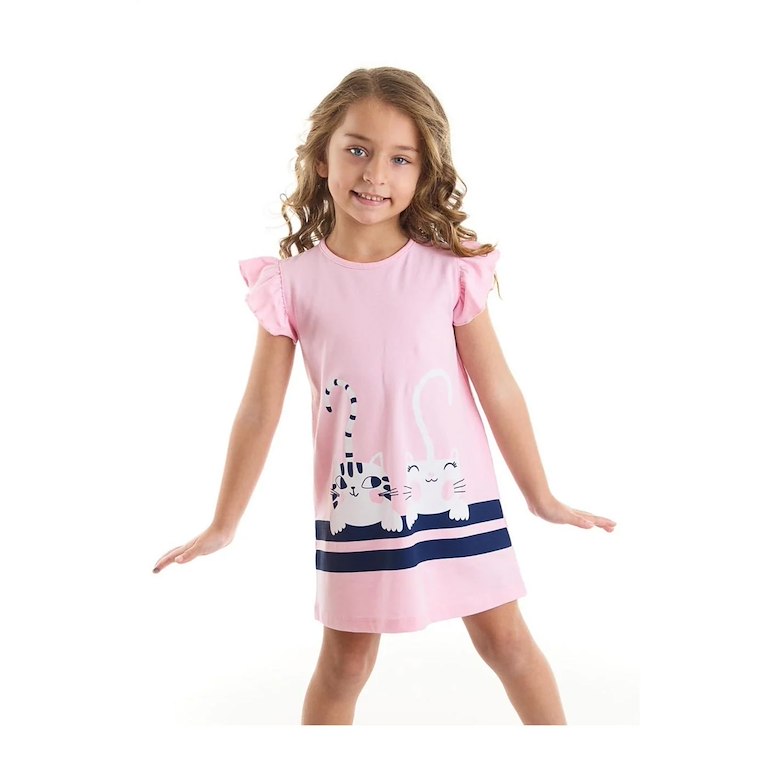 Haljina za devojčice Denokids CFF-22Y1-031/Pink