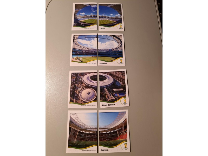 (2) SLIČICE ZA ALBUM- FIFA WORLD CUP BRASIL 2014