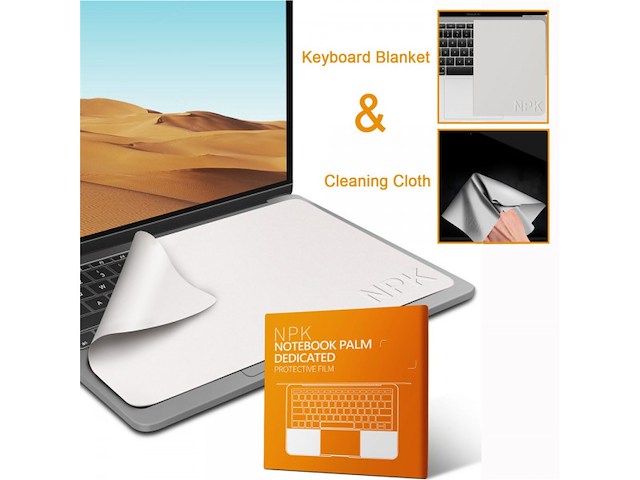 MacBook keyboard folija/krpica za čišćenje