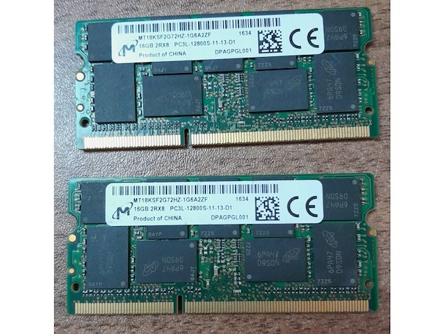 SODIMM DDR3 ECC 2x16 GB