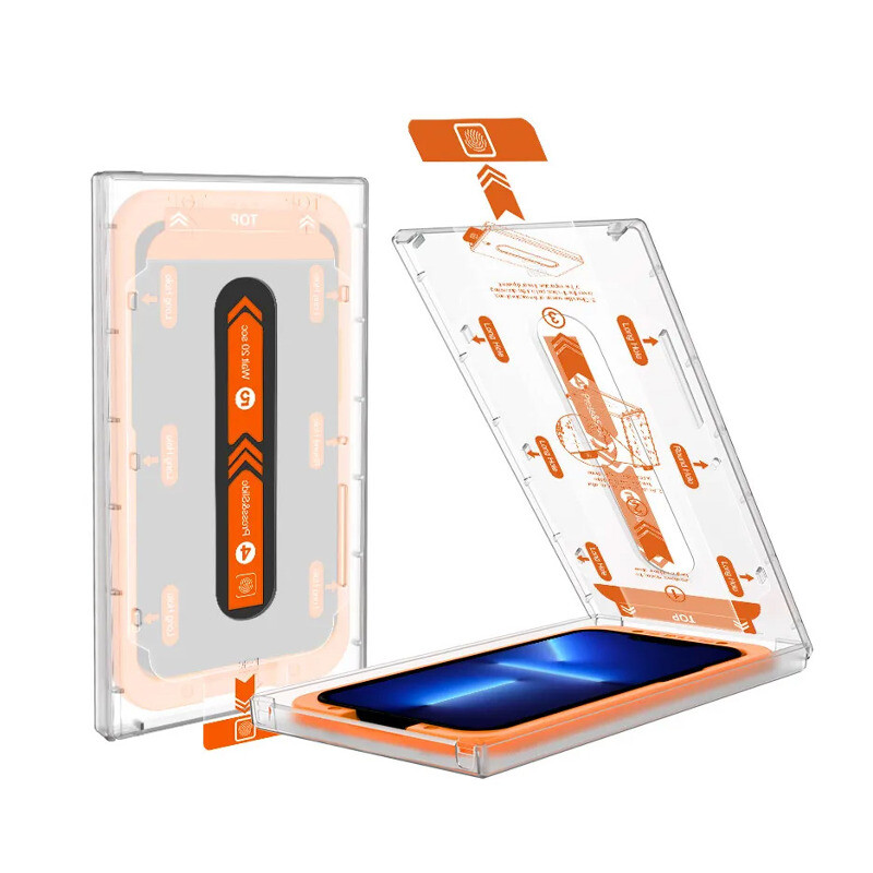 Zaštita za ekran 2.5D dust free Box za iPhone 12/12 Pro 6.1 crni