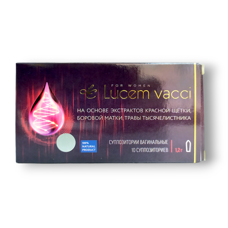 "LUCEM VACCI" prirodne vaginalete, 10 x 1,2 mg