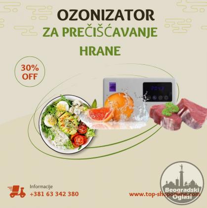 Ozonator Fantastico! Provereno čista i zdrava hrana