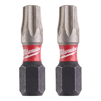 Milwaukee udarni bitsevi T27 x 25mm 1/4" 2 kom 4932430884