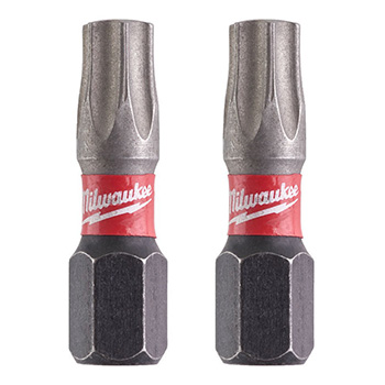 Milwaukee udarni bitsevi T30 x 25mm 1/4" 2 kom 4932430885