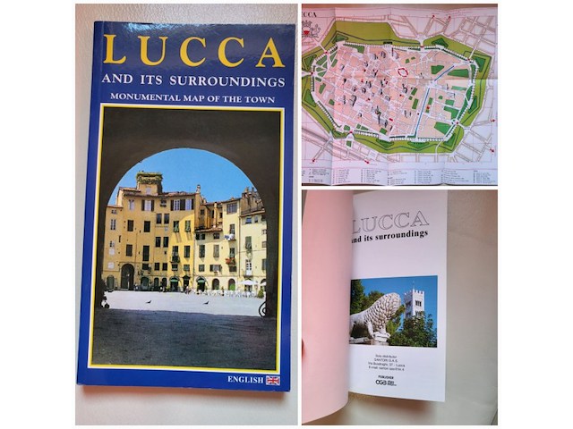 Lucca and Its Surroundings knjiga, turisticki vodic