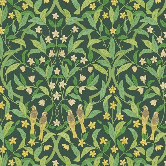 Jasmine & Serin Symphony Wallpaper 117/10029 by Cole & Son