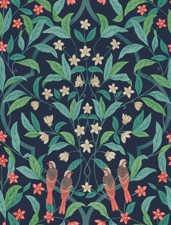 Jasmine & Serin Symphony Wallpaper 117/10030 by Cole & Son